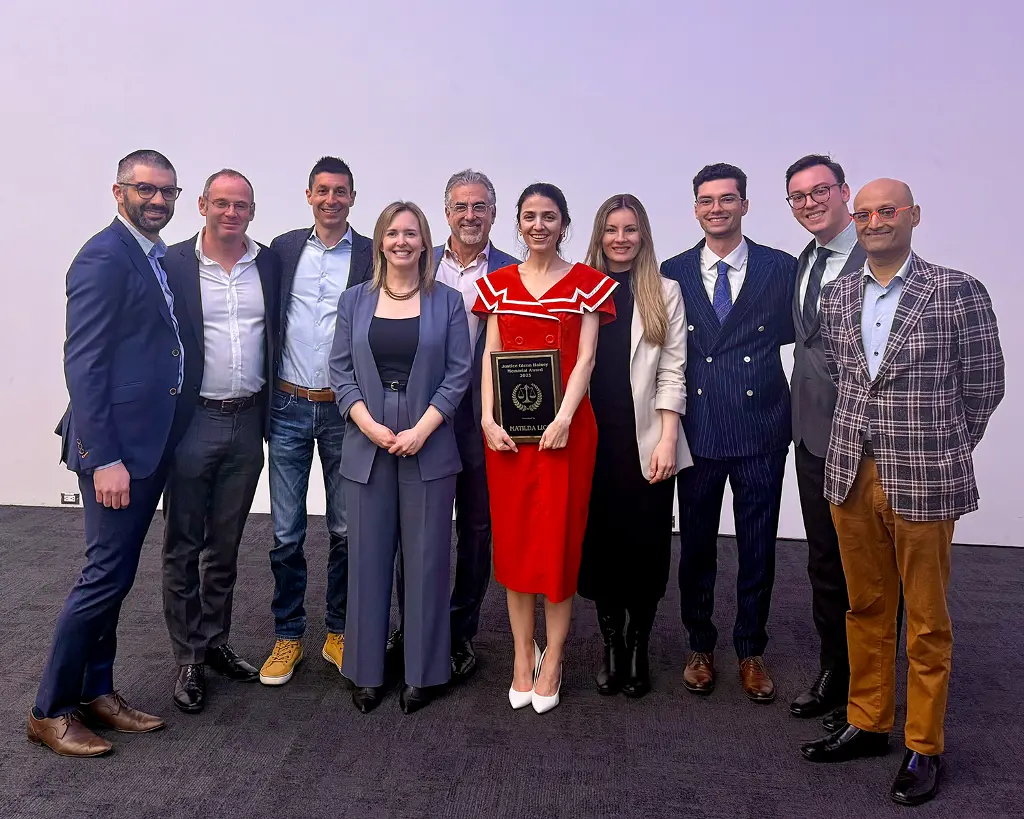 Matilda Lici Receives Justice Glenn Hainey Memorial Award