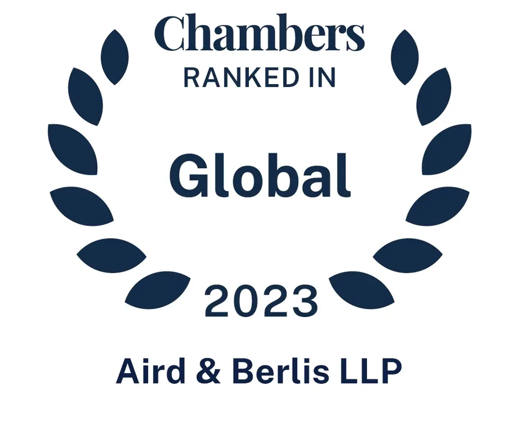Aird & Berlis Recognized in the Chambers Global Guide 2023