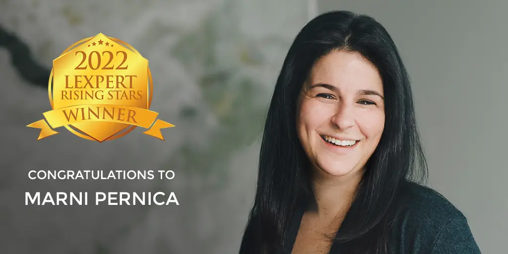 Marni Pernica Named a 2022 Lexpert Rising Star: Canada’s Leading ...