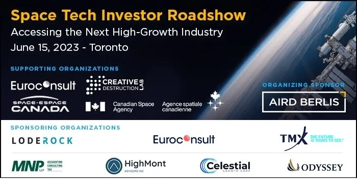 Space Tech Investor Roadshow Will Showcase Opportunity in Canadian ...