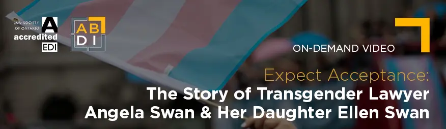 On-Demand Video - Expect Acceptance: The Story of Transgender Lawyer ...